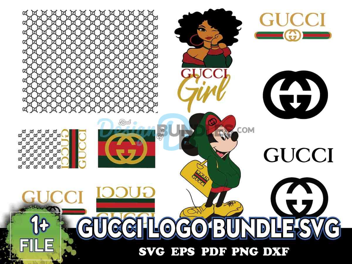 Gucci Logo Bundle Svg, Gucci Pattern Svg, Gucci Minnie Svg ...